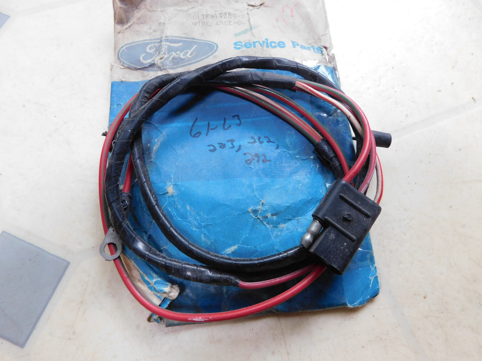 NOS OEM Ford F100-F600 C1TF-14289-C Dash to Engine Gage Feed Wiring ...