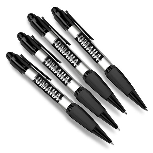 Set of 4 Matching Pen BW - Omaha Nebraska USA American Flag #40536 ...