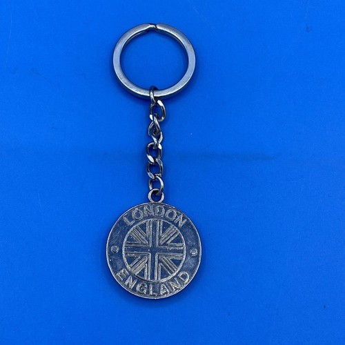 London England With Queen Elizabeth Coin Acrylic Metal Keychain Key ...