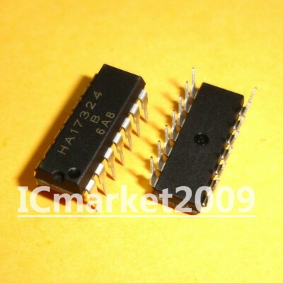10 PCS HA17324B DIP-14 HA17324 HA17324A Quad Operational Amplifier Chip ...