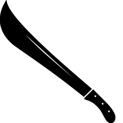 Machete Stencil - RE-USABLE 7.5 X 8 INCH | eBay