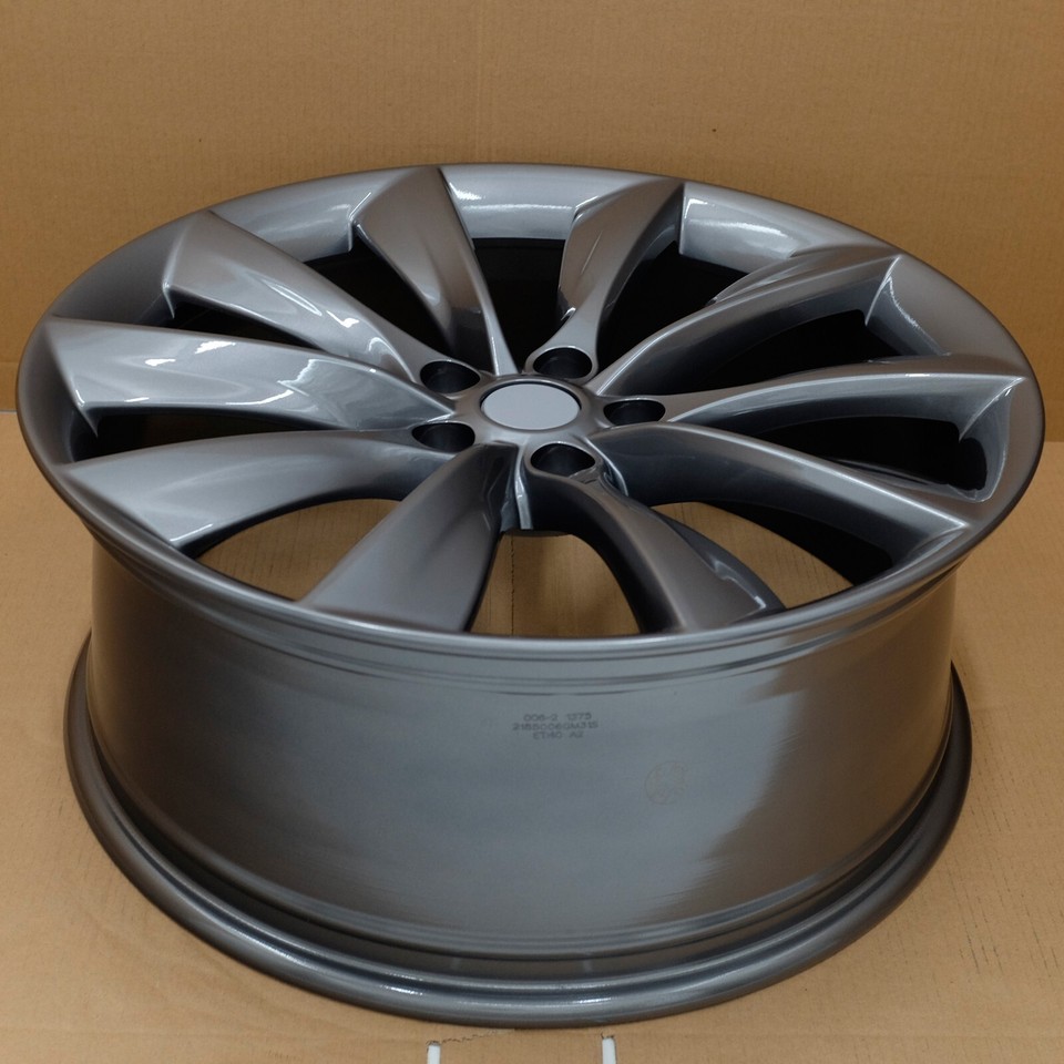 For Front Tesla Model S OEM Design Wheel 21" 2012-2017 Charcoal Alloy ...