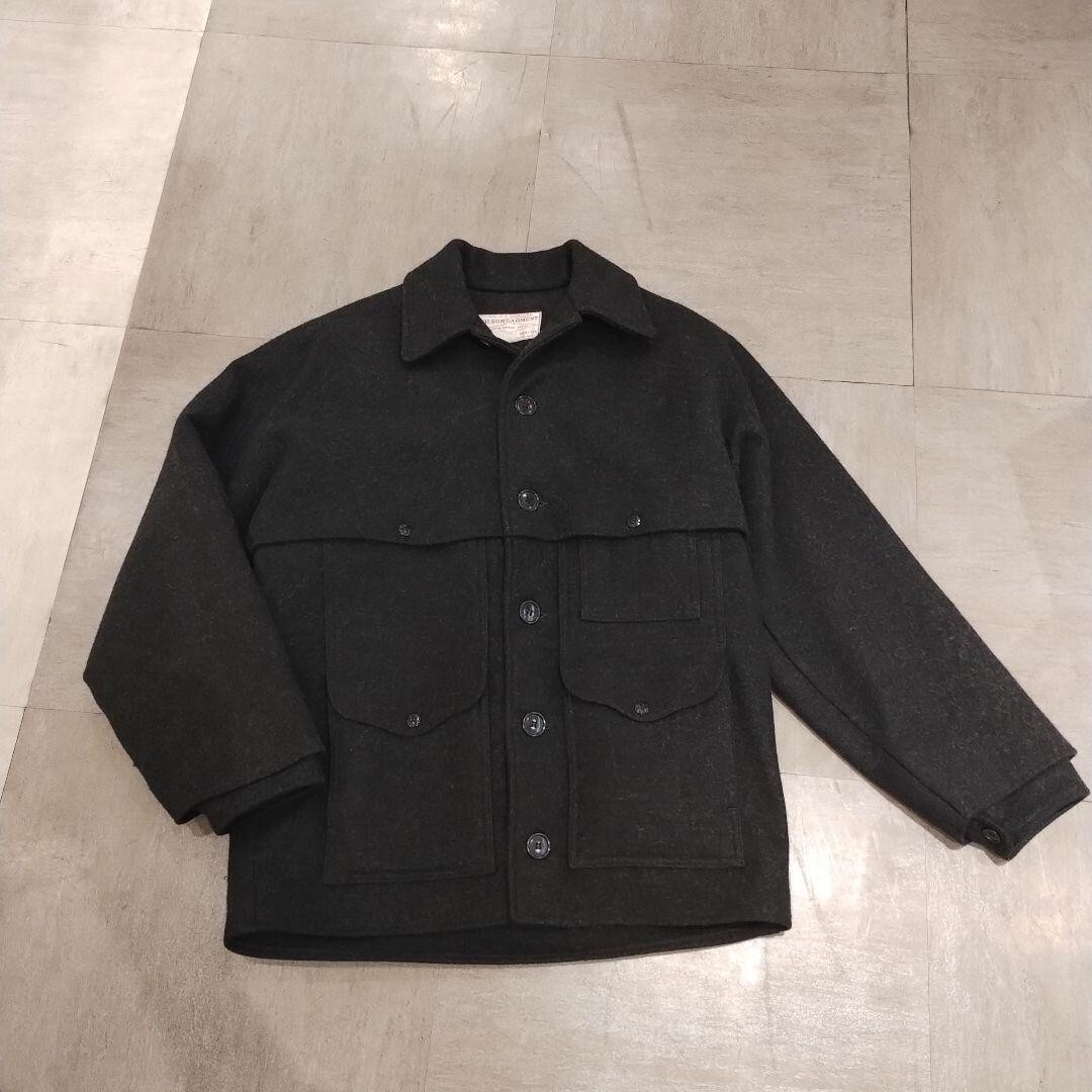 FILSON Double Mackinaw Cruiser Jacket Charcoal Gray W… - Gem