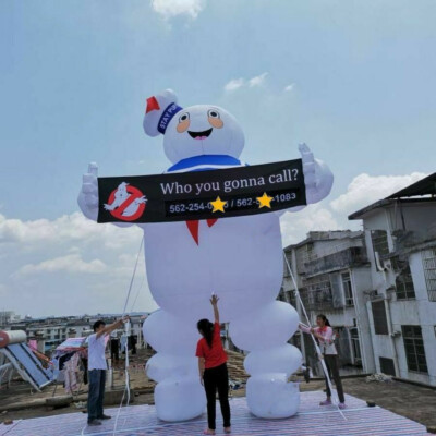 New Giant Inflatable 6 mH Stay Puft Marshmallow Man Custom | eBay