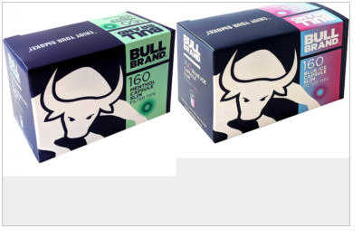 BULL BRAND MENTHOL & BLUE ICE Capsules Slim Filter 160 to 1600 tips ...