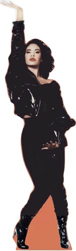 Selena Quintanilla - Black Leather - 78" Tall Life Size Cardboard ...