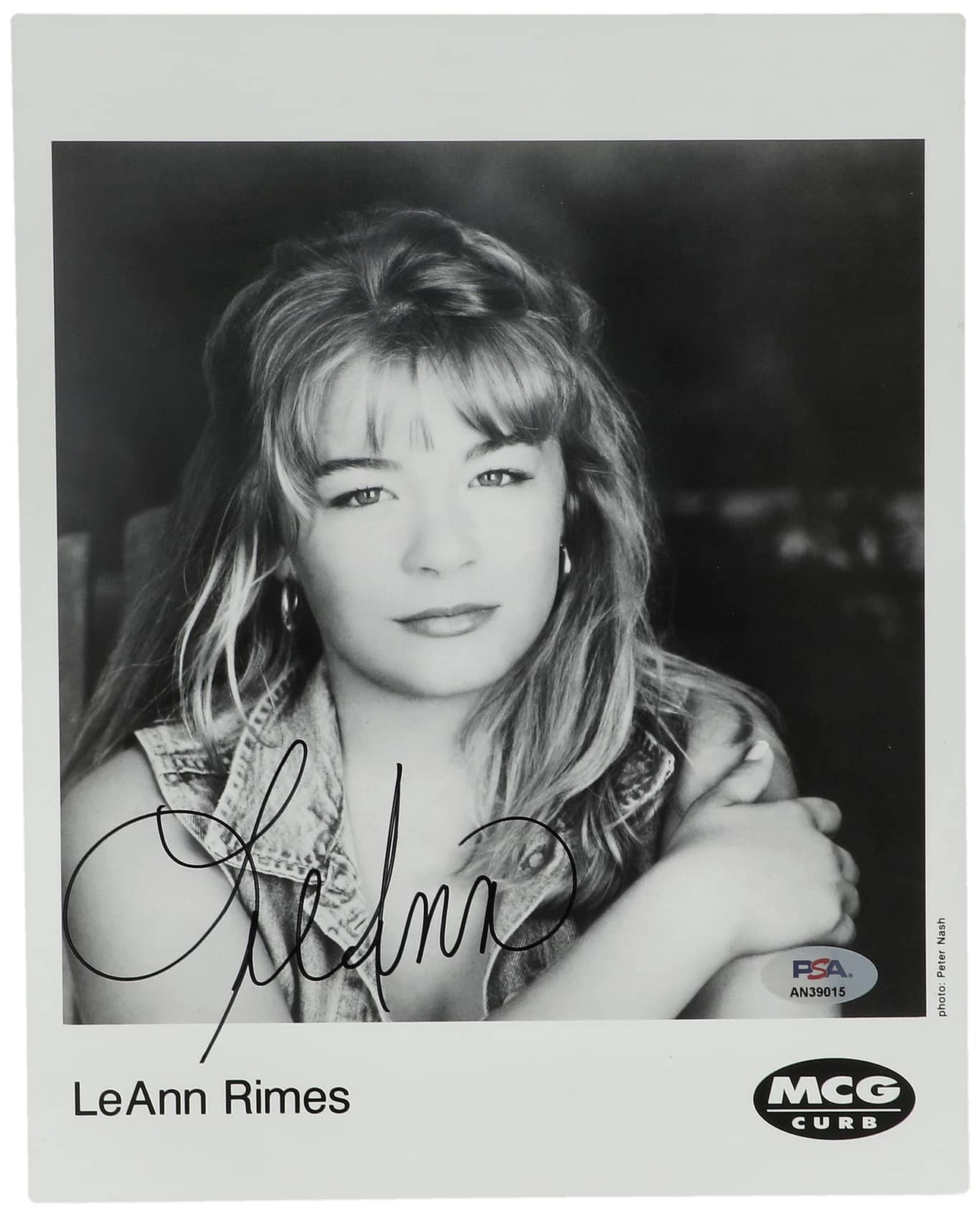 LeAnn Rimes Signed Autograph Vintage 8x10" Photo PSA/DNA | eBay