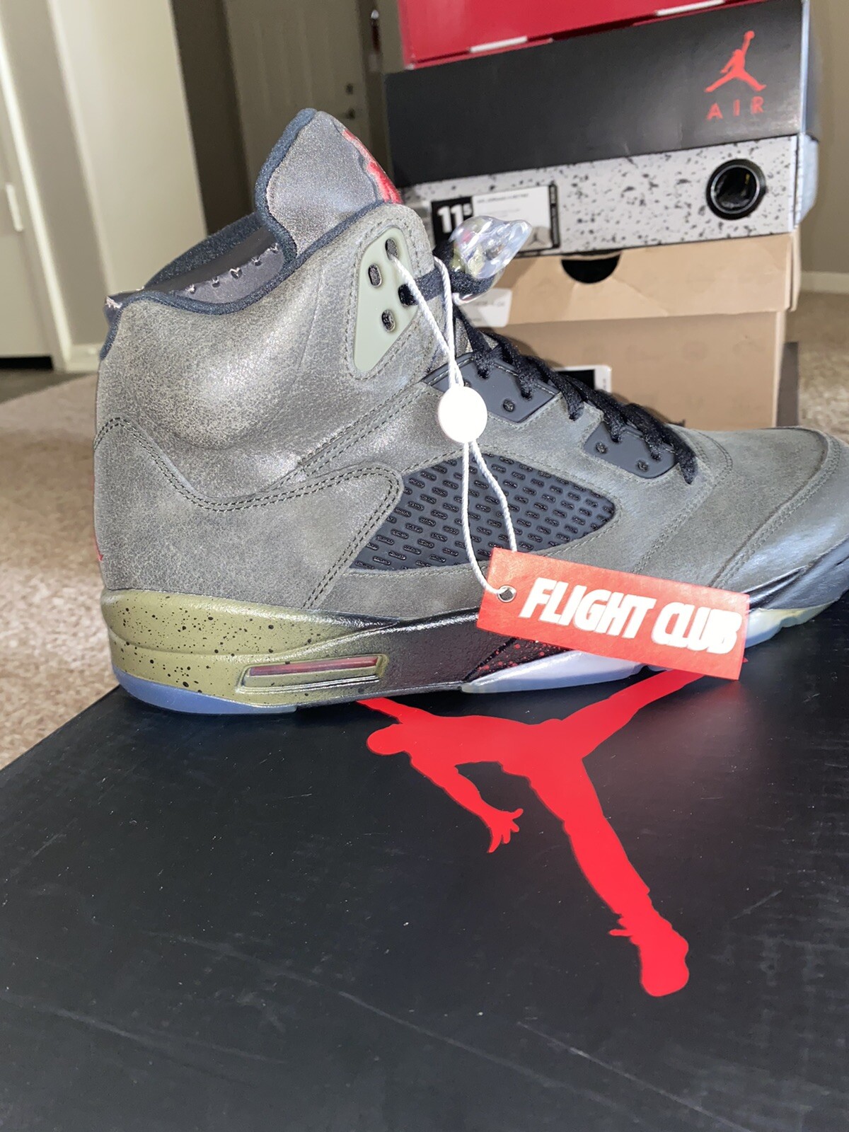 Air Jordan 5 Fear (Flightclub Verified) Size 11 Supreme Bape Yeezy | eBay