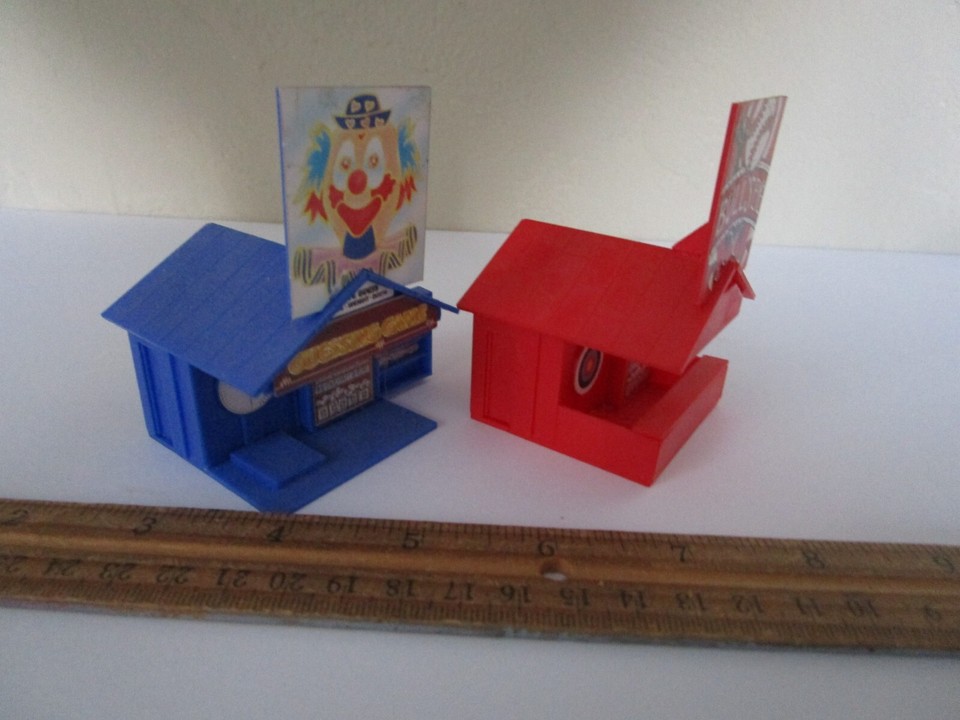 Vintage Built HO 1/87 Scale Carnival Fair Game Booths Lot For Train ...