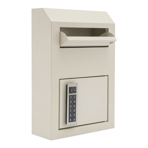 Mailbox Slot Drop Box Wall Mount Secure Locking Cabinet Heavy Duty ...