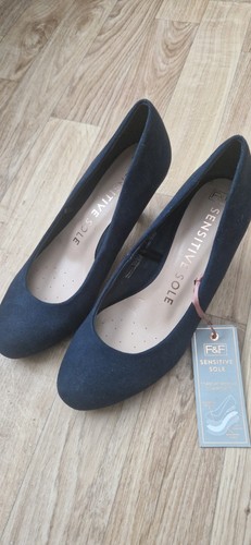 Navy Blue Court Shoes Size 4 | eBay UK