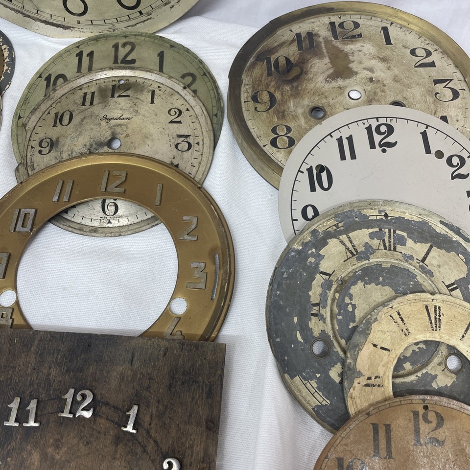 85 Antique clock dials & faces Ansonia,Seth Thomas, Sessions Gilbert ...