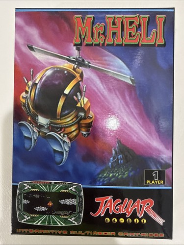 Atari Jaguar Mr HELI Authentic Atari Age Run NEW Open Box Cartridge CIB ...