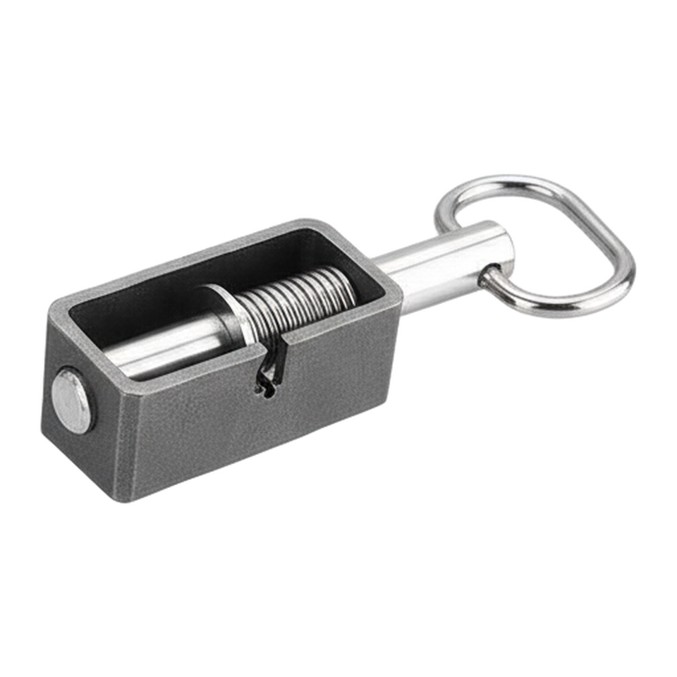 Weld-On Spring Latch Trailer Door Lock Spring-loaded Mechanism For ...