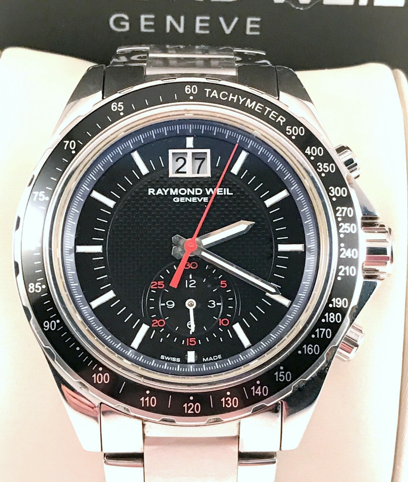 Raymond Weil Sports Chronograph Men's Watch - Model 8620 Excellent ...