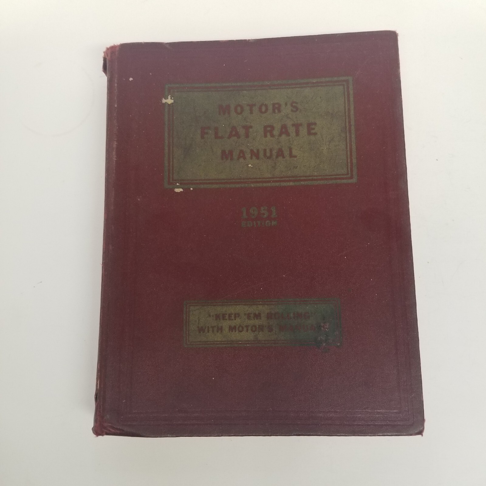 Motor's Flat Rate Manual 1951 Edition, 23rd Edition, Hardcover | eBay