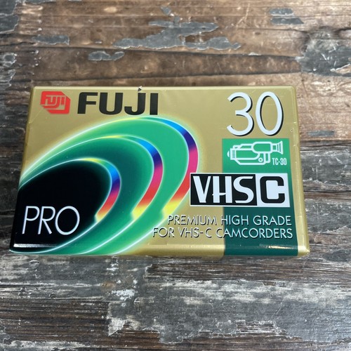 Fujifilm Pro VHS-C Camcorder Video Cassette Tape TC-30, NEW Sealed ...