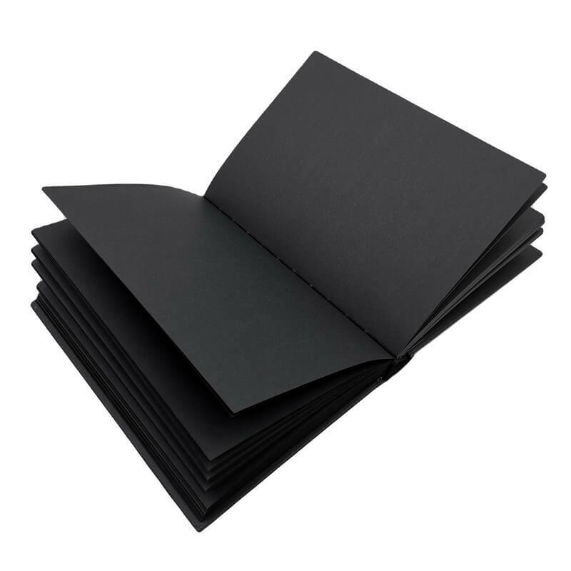 Notebook Black Paper Tsuki Black Paper Ringbound Bullet Journal