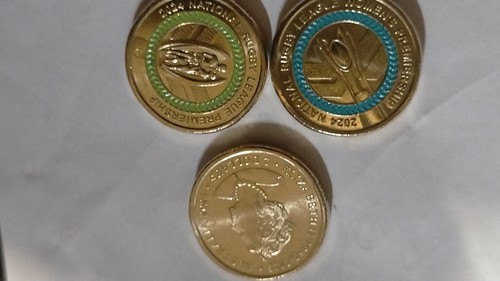 Australia 2024 Colour $2 Rugby NRL & NRWL UNC Memorial Queen effigy 2 ...