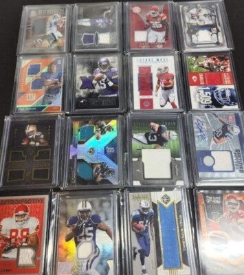 Sports card lot AUTO RELIC REPACK SPORTS CARD LOT OPTIC PRIZM ROOKIE ...