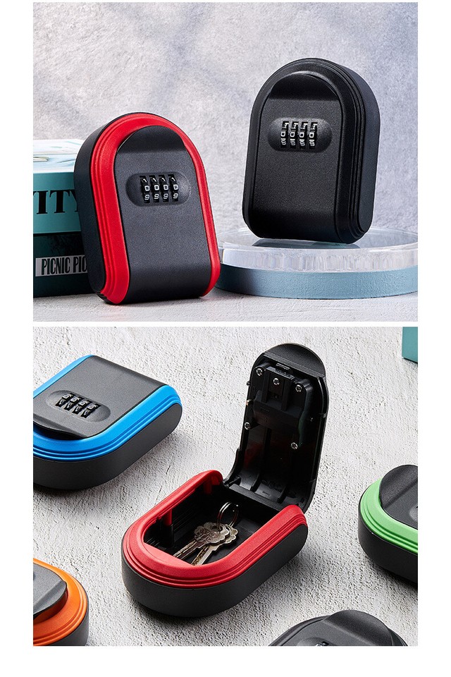 Password Lock Key Storage Password Box, Fully Plastic Password Key Box ...