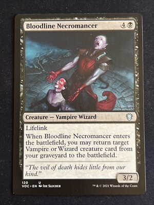1x Bloodline Necromancer (120) Crimson Vow Commander LP MTG Magic x1 MKE | eBay