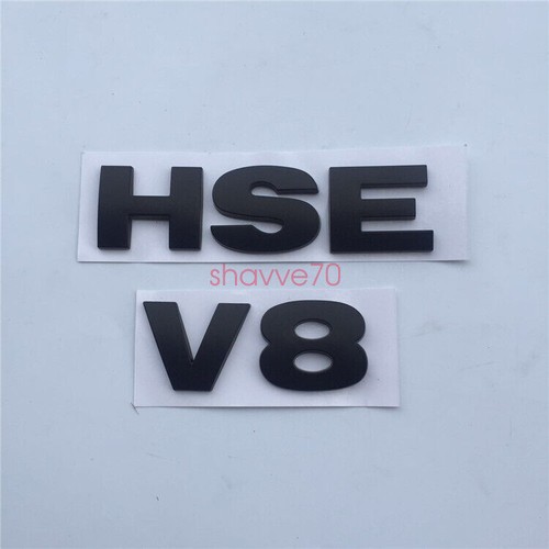 1x V8 HSE Letters Trunk Emblem Badge Sticker for Land Rover Discovery 2 ...