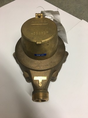 AMCO 1" C700 Water Meter Direct Reading Cubic Feet. NSF 61 | eBay