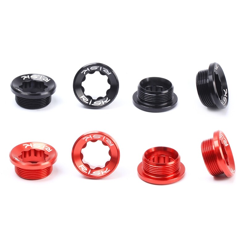 Aluminum Alloy Mountain Bike Bottom Bracket Cap Crankset Crank Fixing ...