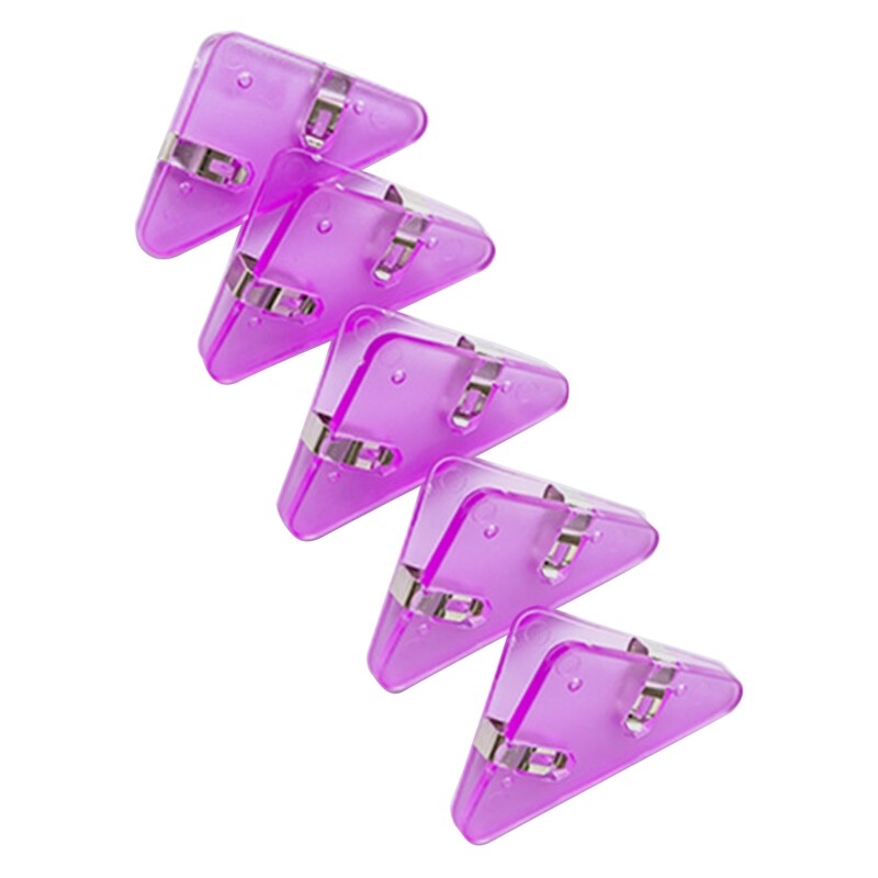 5Pcs Corner Paper Clamps Triangular Clip for Student Teacher School | eBay