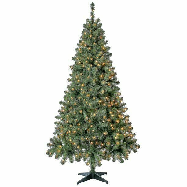 Holiday Time TG66EH148C46 6.5' Pre-Lit Madison Pine Artificial ...