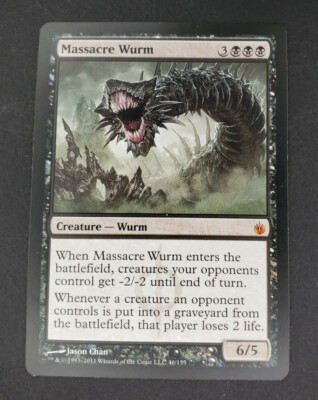 Massacre Wurm - 1X Mirrodin Beseiged - MTG Mythic | eBay