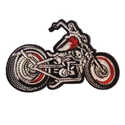 Chopper style Motorbike Biker Patch Iron On Patch Sew on Embroidered ...