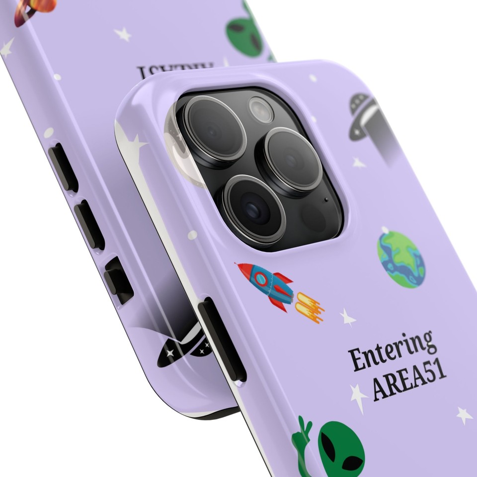 Area 51 Astronaut Phone Case, Fun Alien, Unique Space, Cosmic | eBay