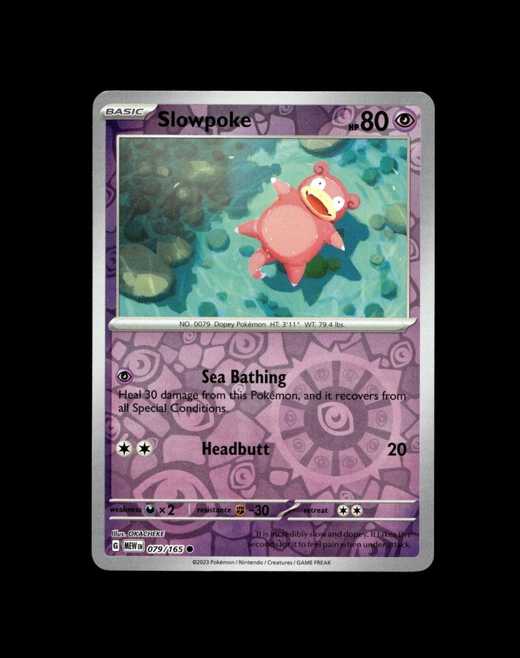 Slowpoke Slowbro Slowking Pokemon Card! Holo/Reverse Holo EX V Full Art ...