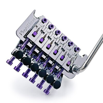 Floyd Rose Original Tremolo System w/ Stainless Steel Upgrades - Purple ...