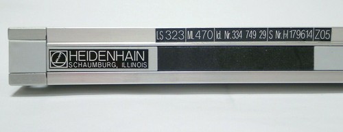 HEIDENHAIN LINEAR ENCODER GLASS SCALE LS323 ML470 ID Nr 334 749 29 ...