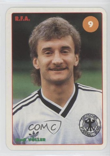 1986 Udel Mexifoot Blue Back Rudi Voller #9 | eBay