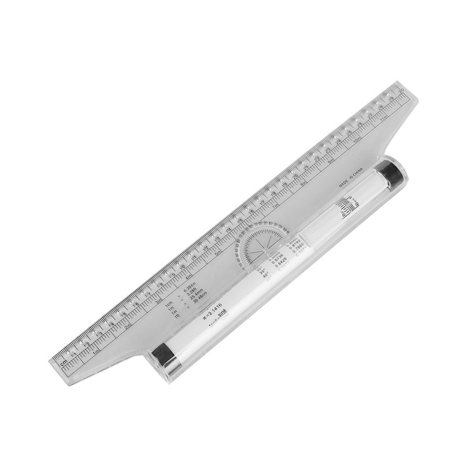 Scale Ruler Rolling Parallel Portable Drawing Rulers for Artists | eBay ...