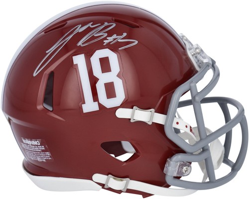 Ja'Corey Brooks Alabama Crimson Tide Signed Riddell Speed Mini Helmet ...