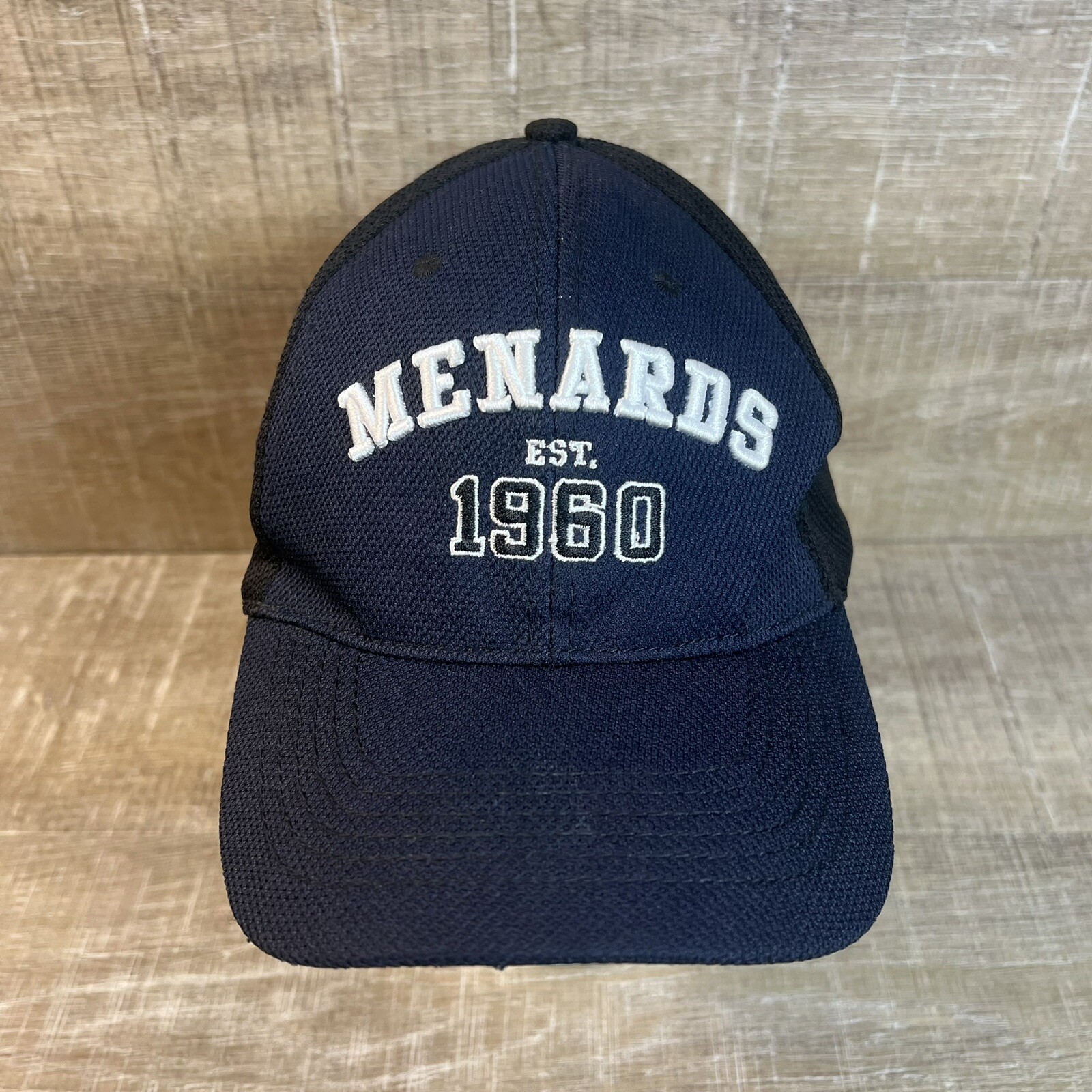 Menards Est 1960 Adjustable Dad Hat Ball Cap Blue Black Embroidered | eBay
