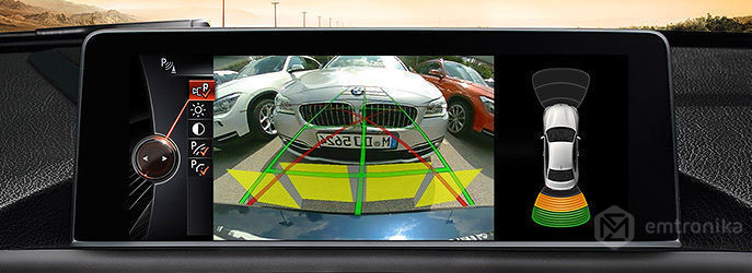 BMW dynamic backup camera retrofit 3AG x3 1 3 5 7 F10 F25 F30 F31 F34 ...