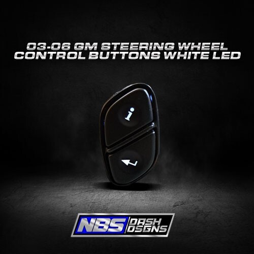 2003-2006 Gm Steering Wheel Control Buttons (Cold White Led) | eBay