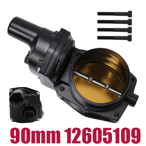 New Throttle Body 90mm 12605109 Black LS3 LS7 L99 Fits Camaro Corvette ...