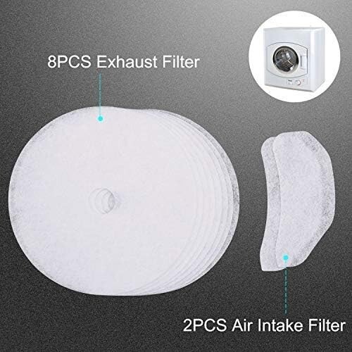 10PCS Dryer Exhaust Filter for Panda Universal Lint Filter Cloth Dryer ...