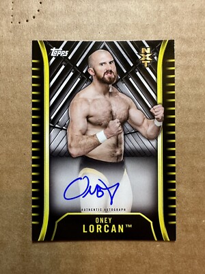 ONEY LORCAN 2018 Topps NXT Auto RC AU WWE WWF WCW AEW TNA Autograph ...