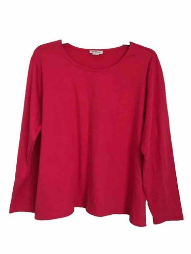 CW Classics Women Long Sleeve Red Plus Size 3X Top T Shirt New. | eBay