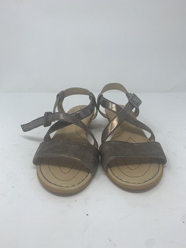 New BORN CROWN Bronze LEATHER Strappy SANDALS - Gem