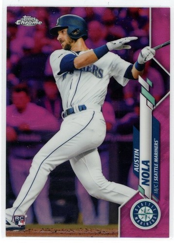 2020 Topps Chrome Baseball Austin Nola Pink Refractor RC #11 | eBay