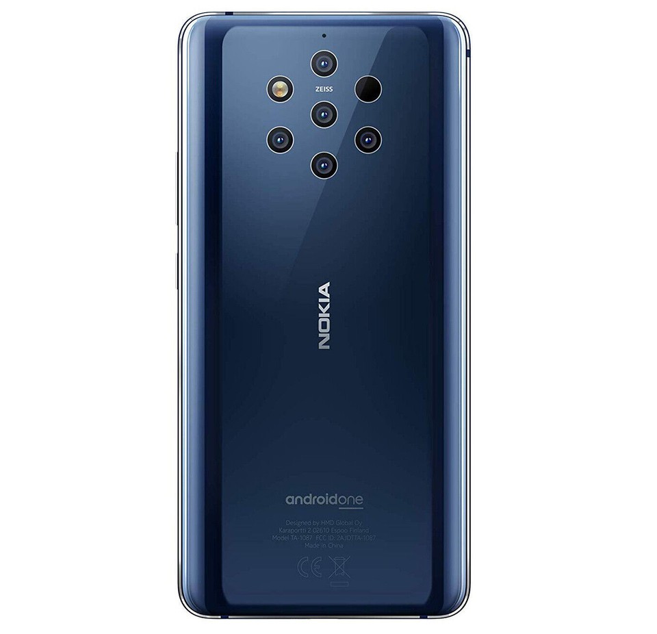 Nokia 9 Pureview TA-1087 128GB Dual SIM Unlocked Android Smartphone ...